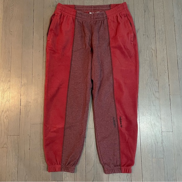 adidas | Pants | Mens Adidas Red Joggers Sweatpants Large | Poshmark